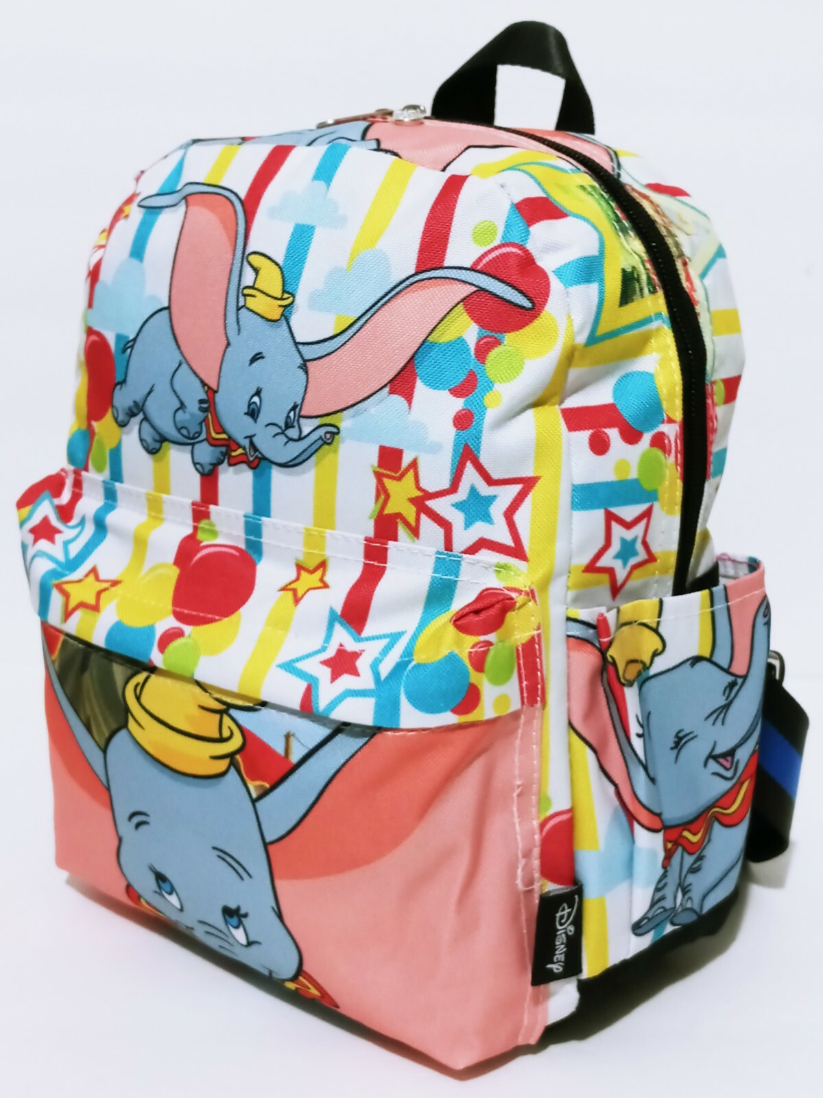 Disney Dumbo All Over Print Cartoon Mini 12" Backpack Purse Lady Travel ...