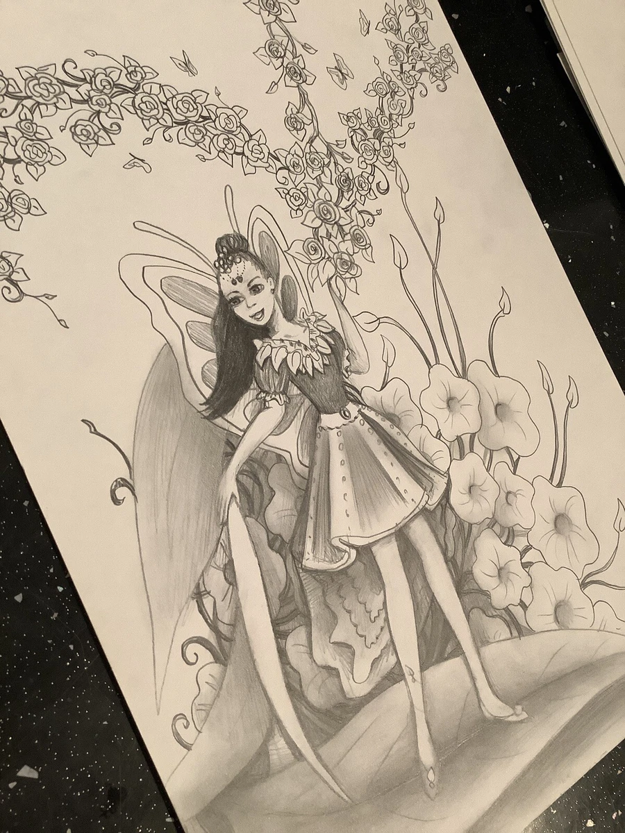 Pencil Drawings Of Fairies