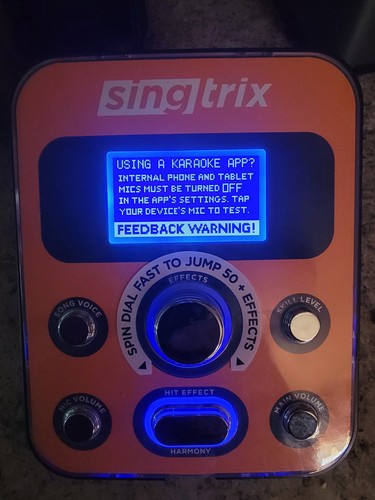 SingTrix Karaoke System Voice Effects Processor With Power Supply | eBay