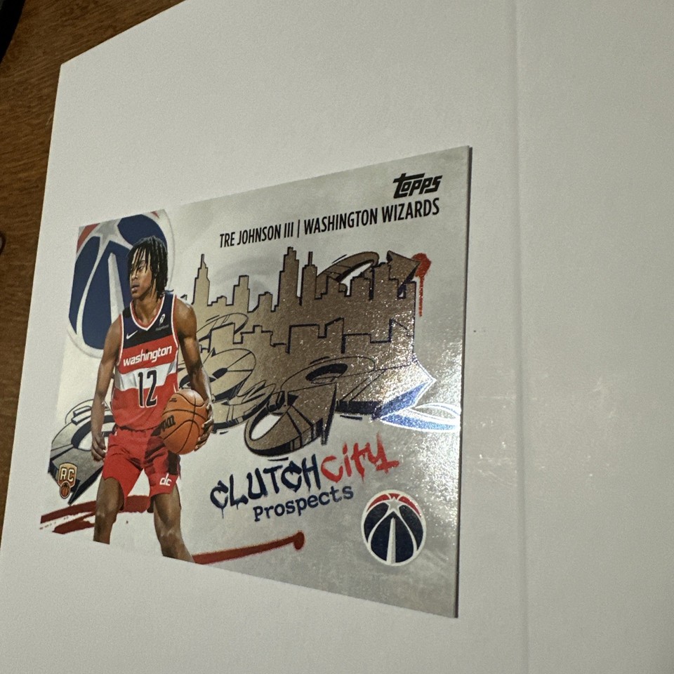 2025 Topps Tre Johnson III Clutch City Prospects | eBay