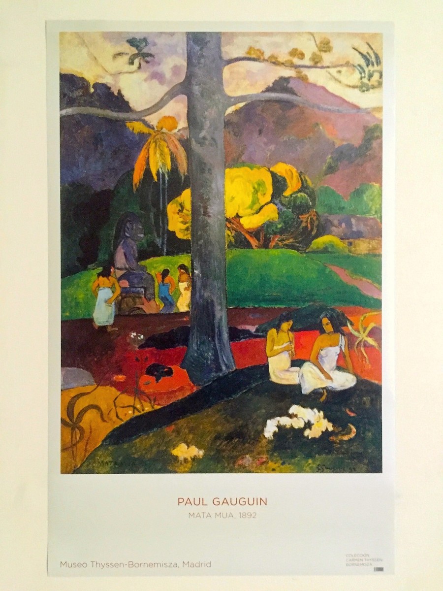 Postimpressionismus Paul Gauguin PAUL GAUGUIN VTG 1972 AUTHENTIC