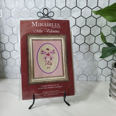 Mirabilia Nora Corbett Cross Stitch Miss Valentine Limited Edition Kit ...