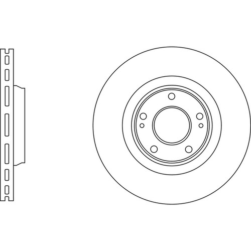 2x Brake Discs Vented For Hyundai i30 CW 1.0 T-GDI Apec Blue Front ...