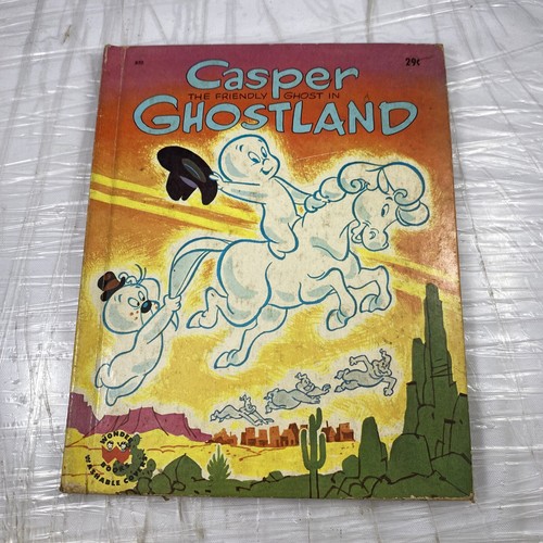 Casper The Friendly Ghost in Ghostland book, 1976, Wonder Books, Harvey ...