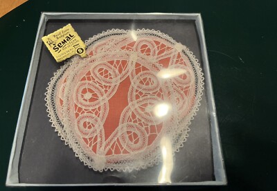 4 Inch Round Semal Real Lace Belgium (6) | eBay