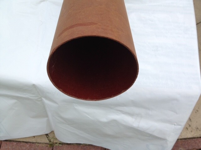 Round Phenolic Tubes, ID/OD = 4.25”/4.375” thick = 1/16”, Length = 48 ...