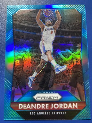DEANDRE JORDAN 2015-16 Panini Prizm CARD #122 BLUE PRIZM #D 097/199 | eBay