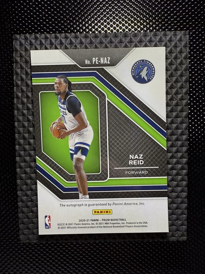 2020-21 Prizm Naz Reid Penmanship Auto #PE-NAZ Timberwolves | eBay