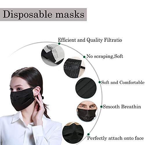 Disposable 3 Ply Earloop Face Masks, Suitable for Home, School, Office ...