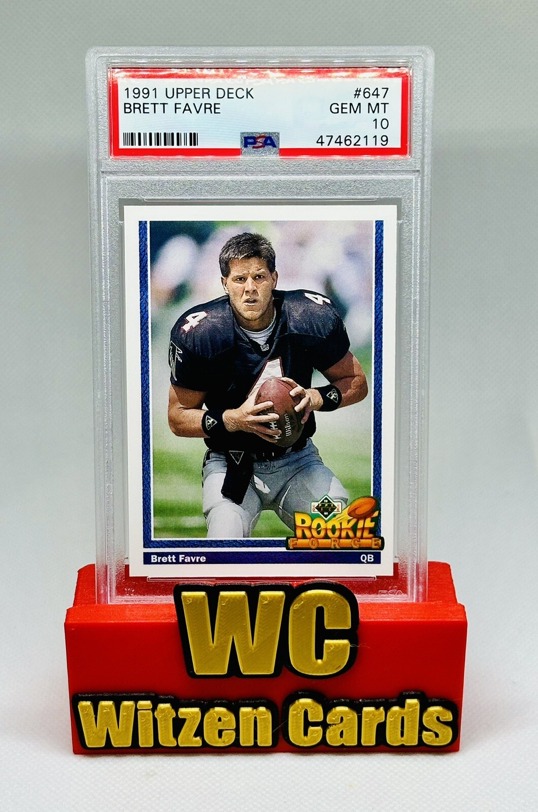 1991 Upper Deck Brett Favre #647 RC Rookie PSA 10 GEM MINT | eBay