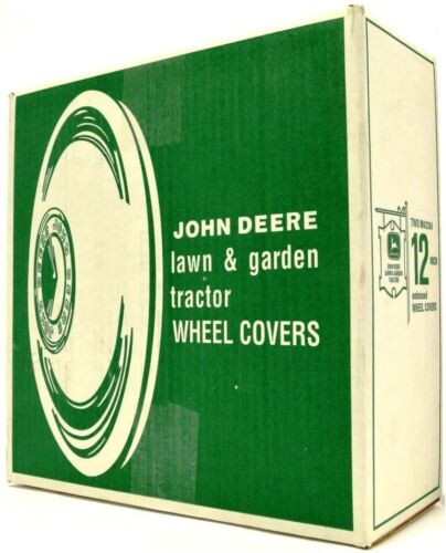 Chrome John Deere 12" Hub Caps M42184 Wheel Covers Baby Moons Lawn ...