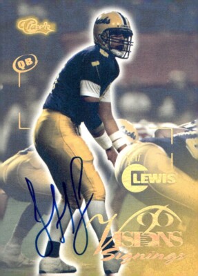 1996 Classic Visions Signings #NNO Jeff Lewis Auto Northern Arizona | eBay