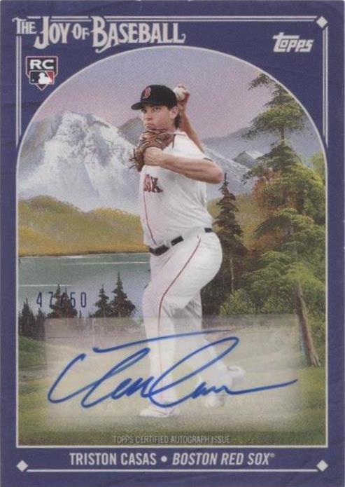 2023 Topps X Bob Ross The Joy of Baseball - Triston Casas #100D ...