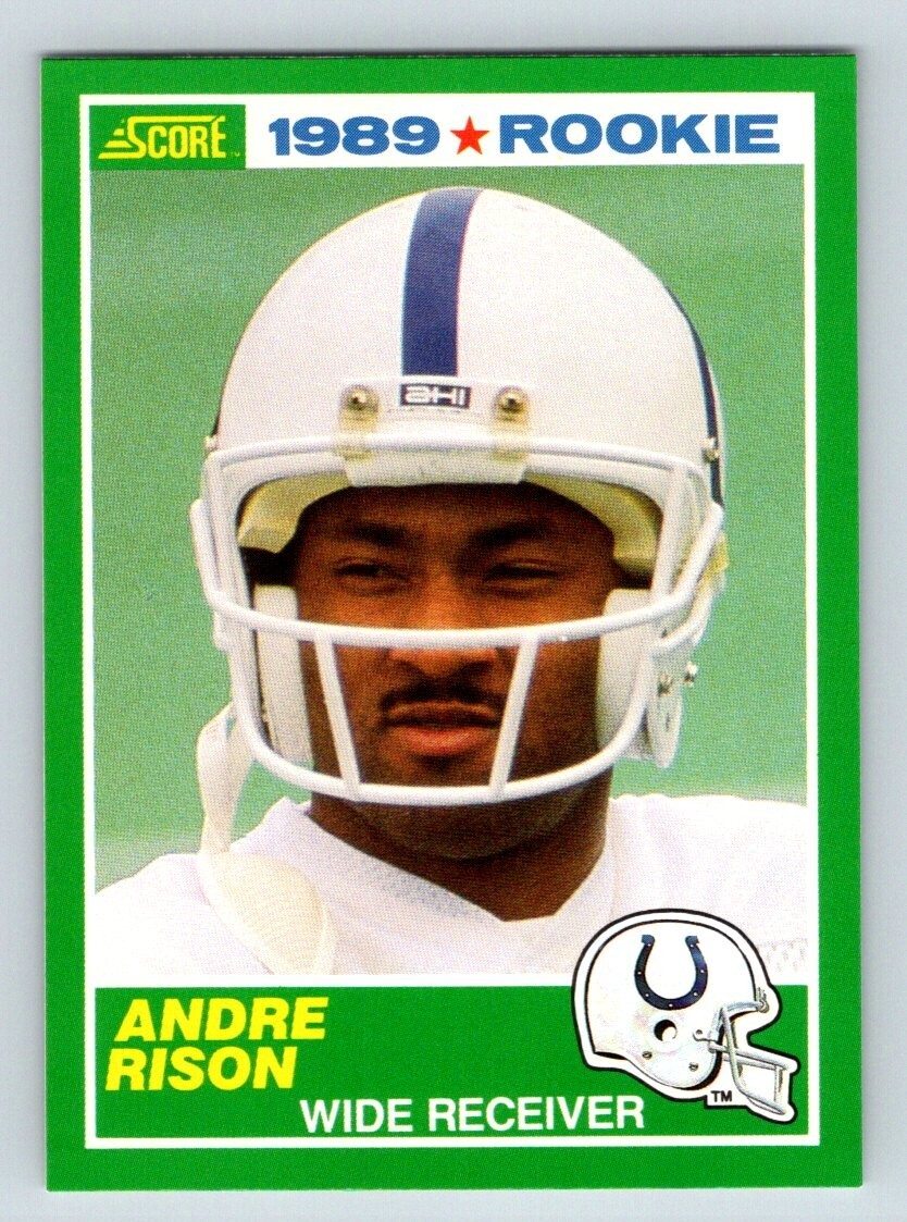 1989 Score Andre Rison #272 Indianapolis Colts RC Football Card | eBay