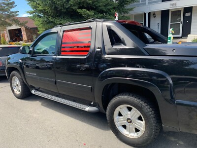 2013 Chevy Avalanche rear door window decal kit graphic sticker | eBay