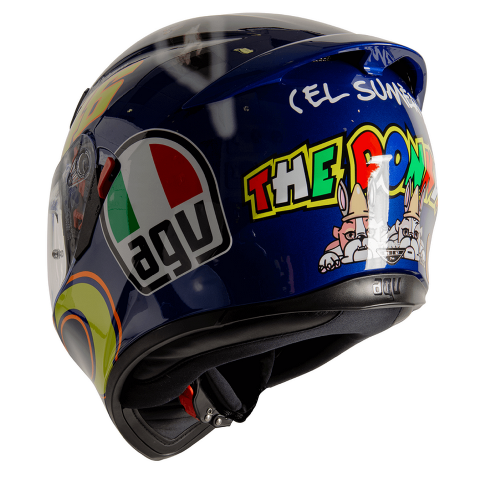 AGV K3 SV-S Motorcycle Crash Helmets Full Face Valentino Rossi Replica ...
