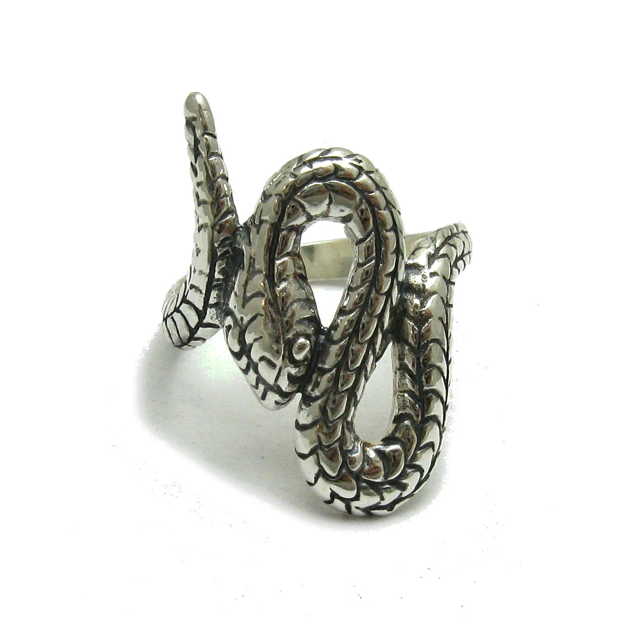 Genuine Sterling Silver Snake Ring Solid 925 Perfect Quality Hallmarked ...
