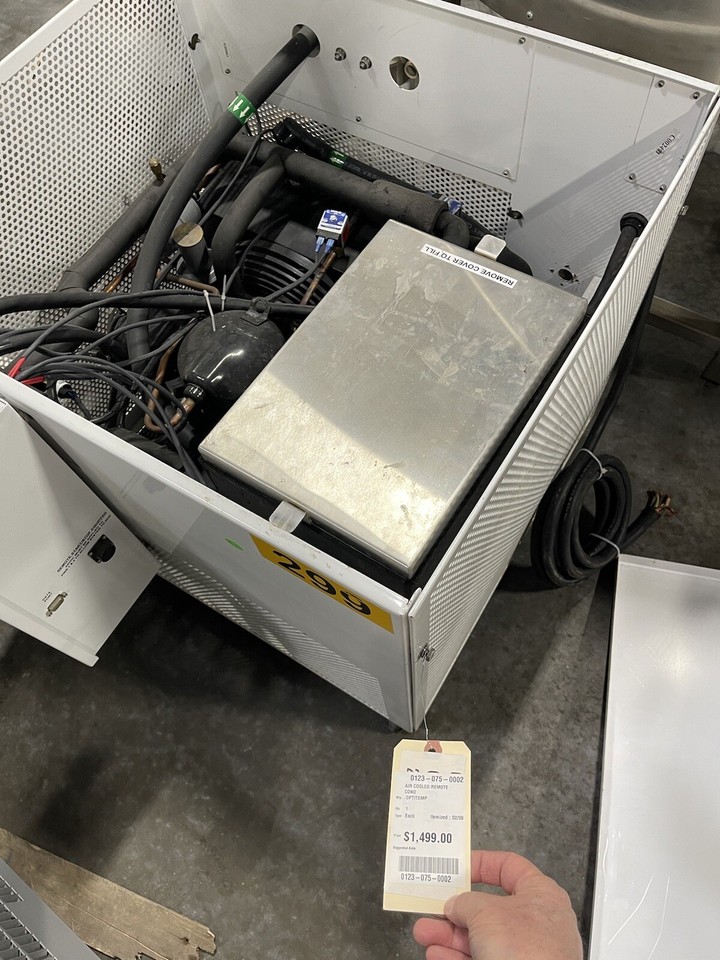 1 Ton Opti Temp Model OTC-1.0AH Portable Air Cooled Chiller 460 480 ...