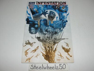Infestation #1 Variant Cover B Comic IDW 2011 GI Joe Transformers Star ...