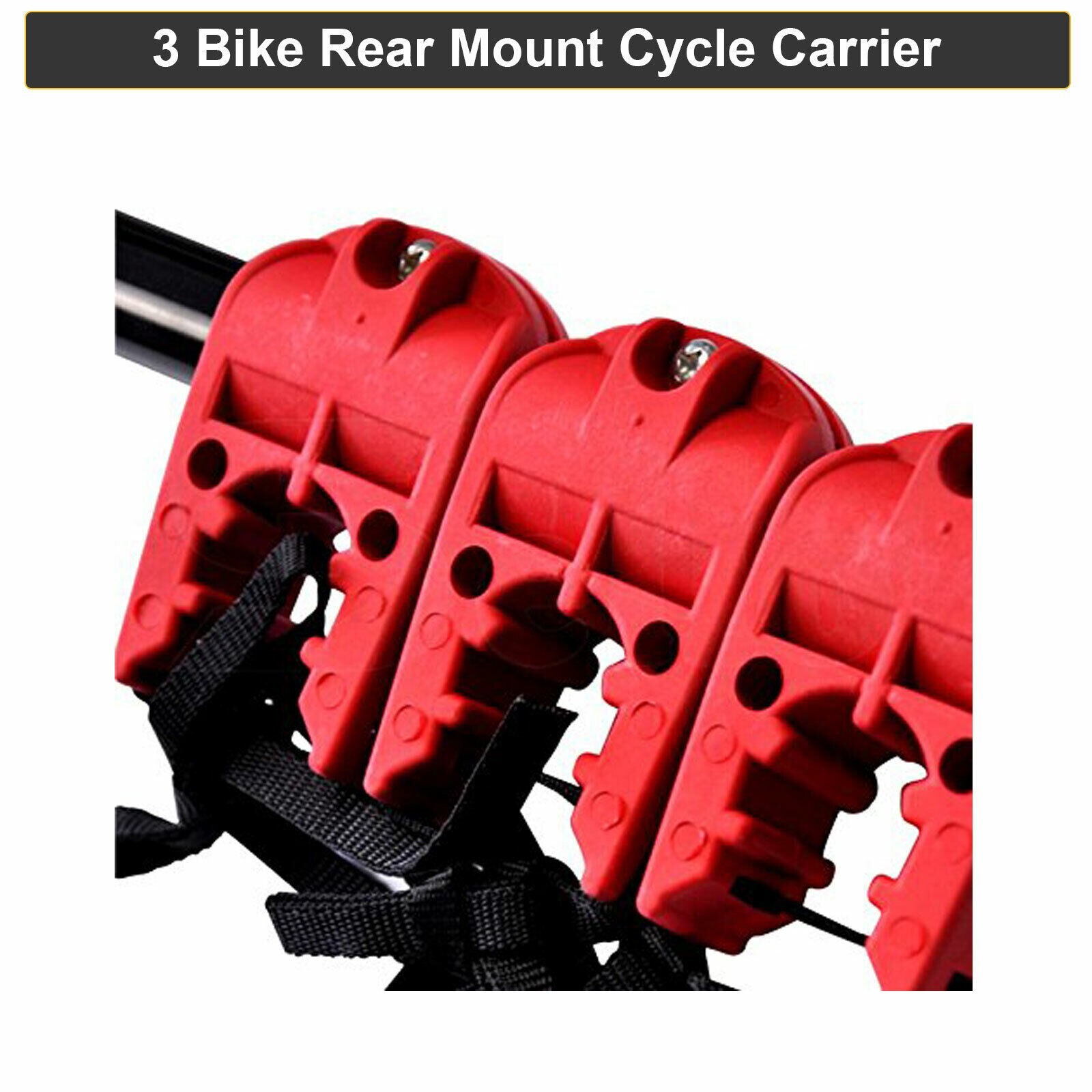 3 Bicycle Carrier Car Rack Bike Cycle High Quality Rear Boot Mount ...