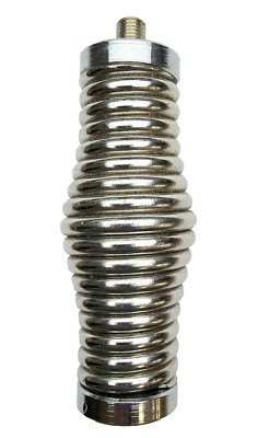 Pro Trucker Chrome Plated Heavy Duty Barrel Spring - 102" CB Radio Whip ...
