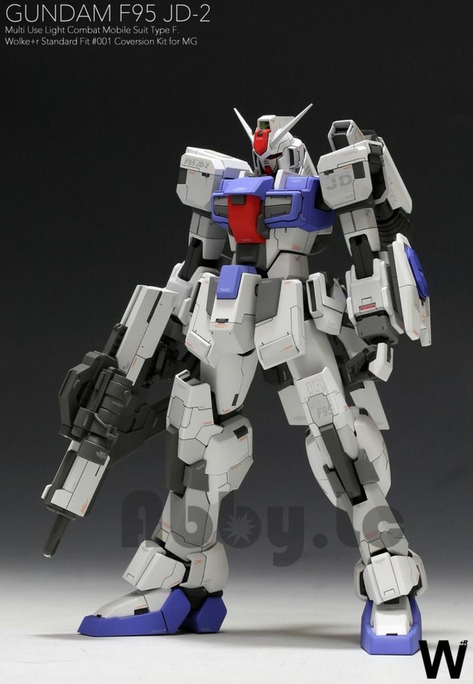 1/100 F95 JD-2 Resin Conversion Kit Wolke R W+R for MG Wing Zero Custom ...