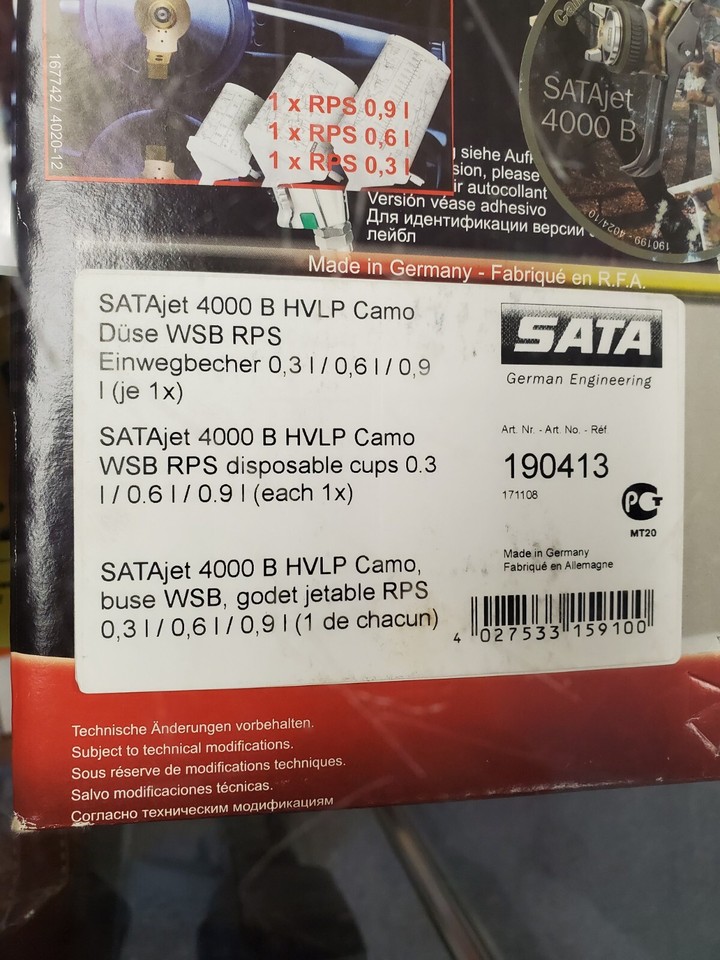 sata jet 4000 b rp Camo | eBay