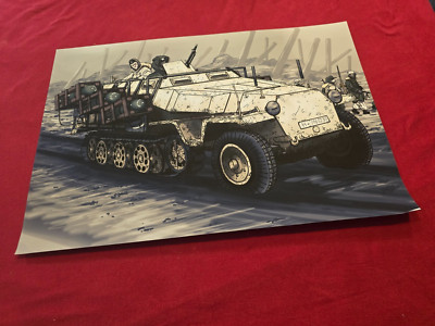 WWII WW2 German Soldiers in battle Third Reich Era Repro Print Poster ...