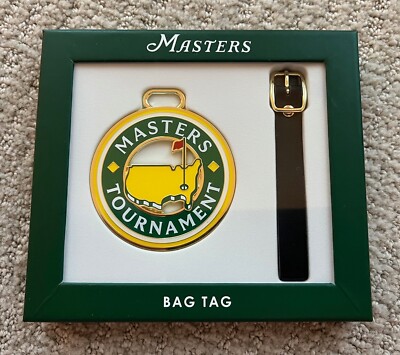2024 The Masters Golf Tournmament Golf Bag Tag Augusta National Golf ...