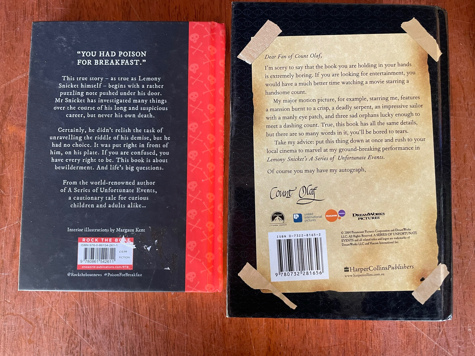 A Series Of Unfortunate Events 3 Books In 1 - Poison for Breakfast ...