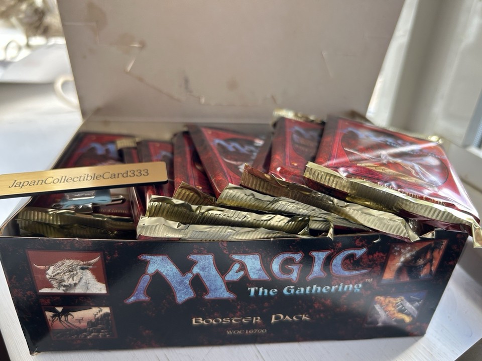 1 pack MTG Magic: the Gathering English 4th 4ed Booster Pack 1994 New ...