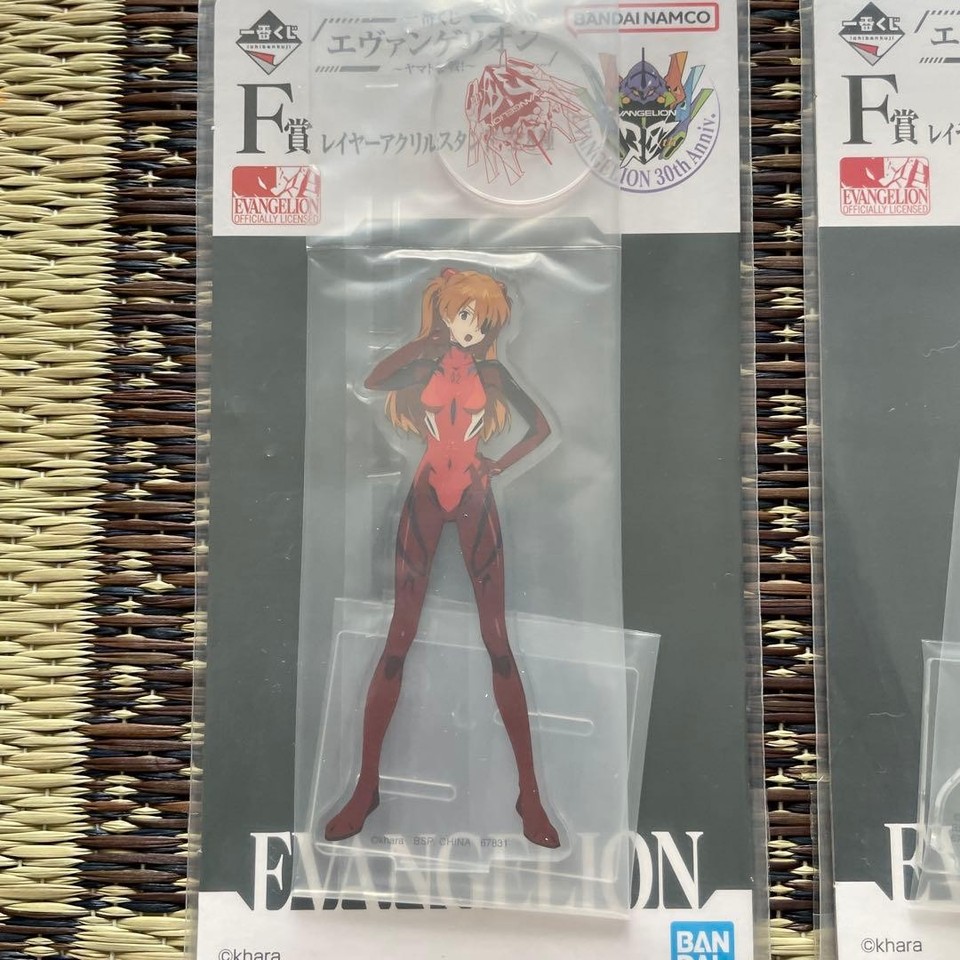 Evangelion acrylic stand Asuka Rei set Ichiban Kuji | eBay