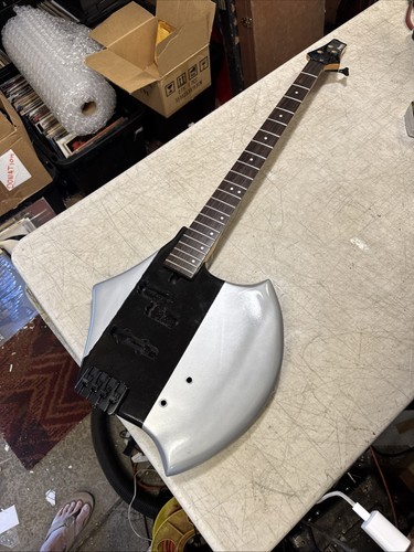 1980s Death Metal Custom Axe Bass Electric Bass Husk Project Alvarez ...