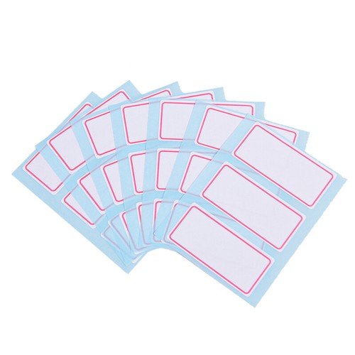 Self Adhesive Label 12Sheets Blank Sticker Note Bar Sticky Writable ...