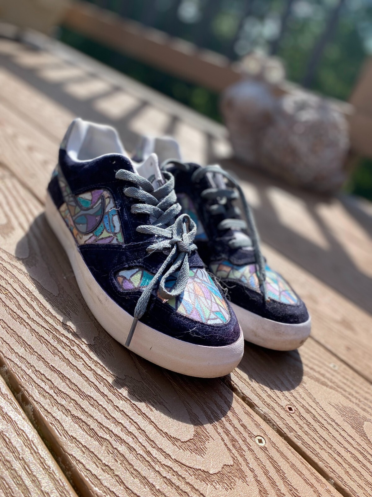 Nike SB Delta Force Custom Stained Glass Colorway - Gem