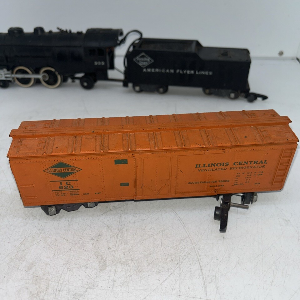 Gilbert American Flyer Steam Freight Train Set with Tracks and other ...