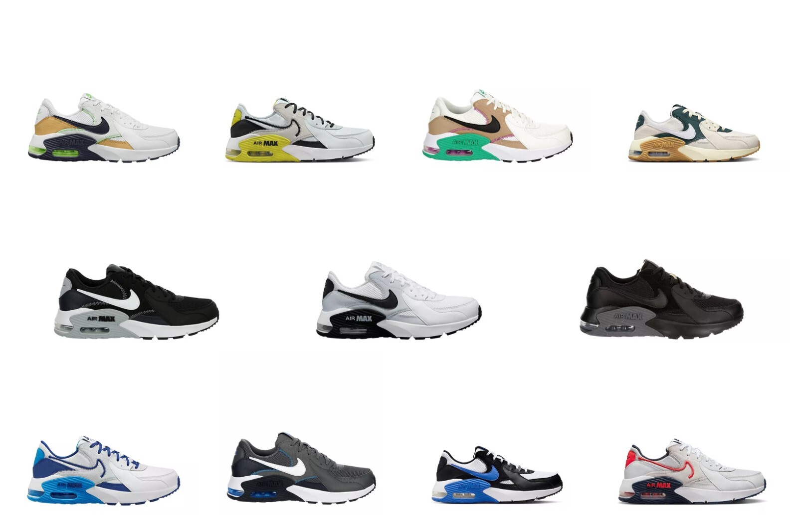 Nike Air Max Excee Men's Athletic Gym Workout Running Sneakers | eBay