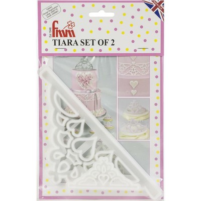 Fondant Icing Cutter Set 2 pack - Tiara* | eBay Australia