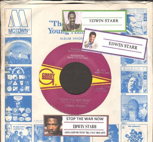 Starr, Edwin - Stop The War Now Gordy 7104 Vinyl 45 rpm Record | eBay