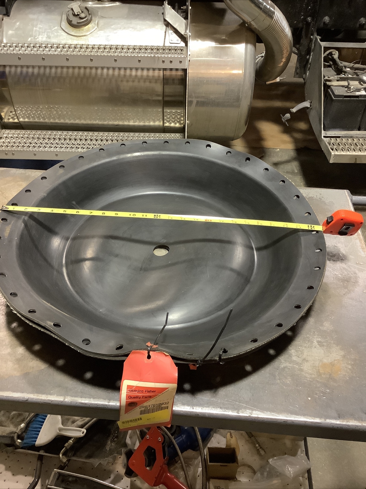 Fisher Diaphragm 2R6376X0032 Size 80 Valve Diaphgram | eBay