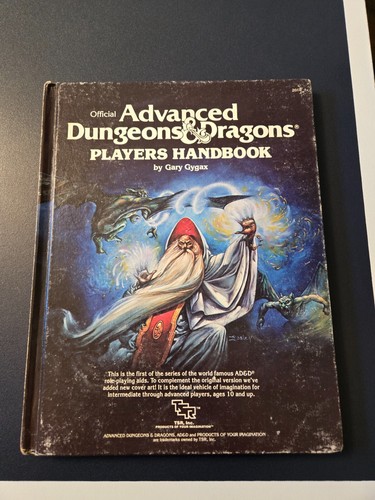 Advanced Dungeons & Dragons Players Handbook 6th Printing | eBay