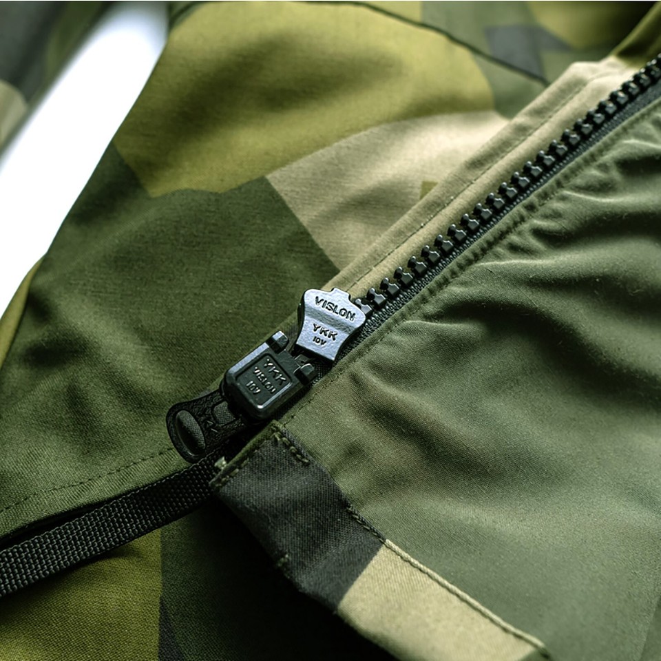 Rare Swedish M90 Woodland Camo Cold Weather Parka ECWCS Shell Jacket ...