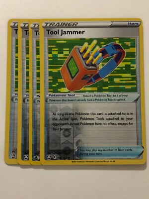 Pokemon Card Battle Styles 4x Playset Tool Jammer 136/163 | eBay
