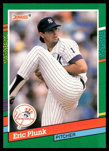 1991 Donruss #593 Eric Plunk New York Yankees | eBay