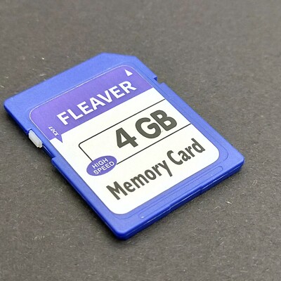 FLEAVER 4GB Class 4 SDHC Flash Memory Card SD CARD Retail Package | eBay