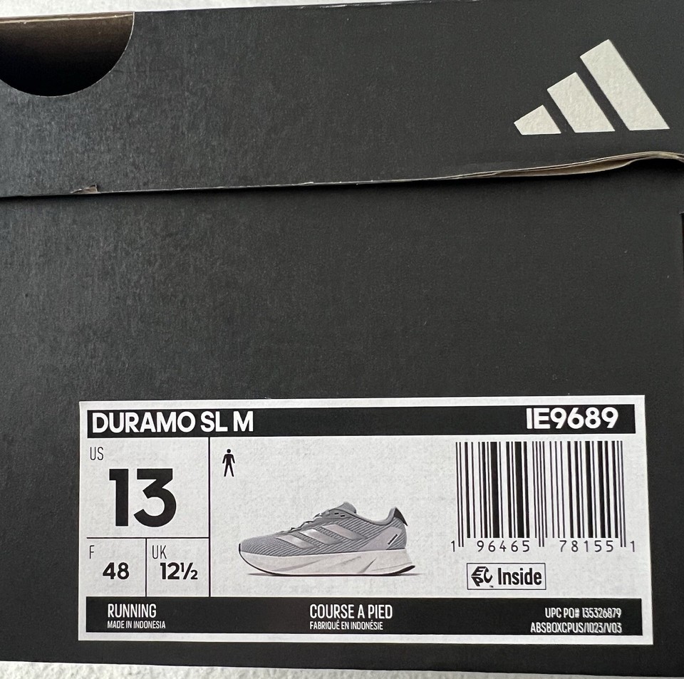 ADIDAS Duramo SL Running Men's Shoes IE9689 Size Men’s 13 (New With Box ...