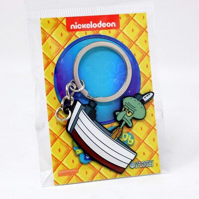 Squidward at Work Keychain Official Spongebob Squarepants Collectible ...