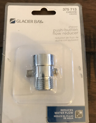 Glacier Bay 375 713 Shower Push-Button Flow Control Chrome | eBay