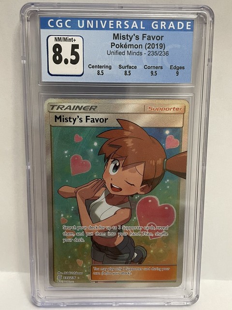 Pokémon TCG Misty's Favor Unified Minds 235/236 Holo Full Art for sale ...