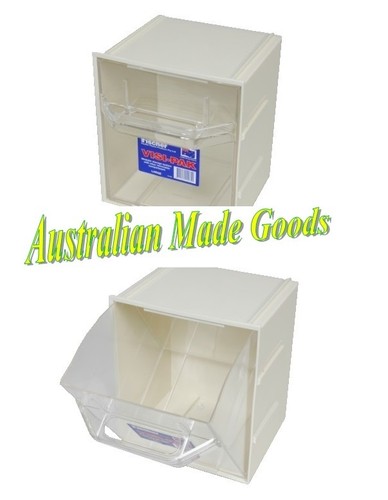Visi-Pak Box Fischer IH-042 Large Storage Box - Carton of 6 | eBay ...